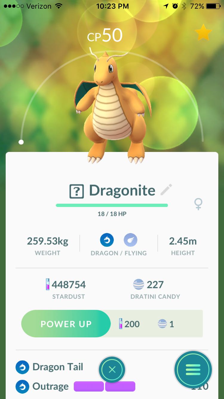 Lvl 1 perfect IV perfect moveset Dragonite | Pokemon GO Wiki - GamePress