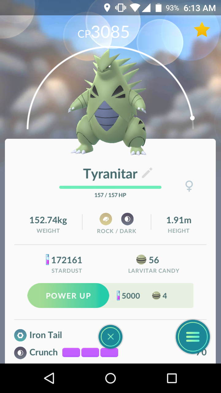 Iron tail crunch t-tar | Pokemon GO Wiki - GamePress