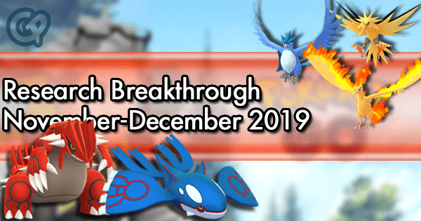November-December Research Breakthrough Rewards: Groudon, Kyogre ...